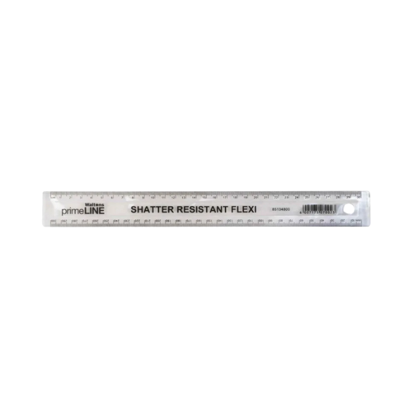 Primeline- Shatterproof Ruler 30cm Superior Quality Clear x 6 | Shop ...