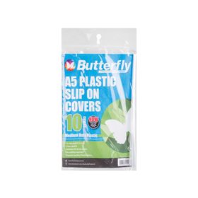 Plastic Slip On Covers - Medium Duty Plastic - A5 - 10 Covers - 5 Pack ...