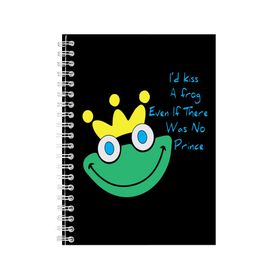 No Prince A5 Notebook Spiral and Lined Frog Lovers Graphic Notepad Gift 198 | Shop Today. Get it ...