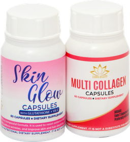Skin Glow Capsules with Glutathione and Vitamin C & Multi Collagen ...