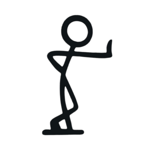 Whimsical Stickman Laptop Decal - Black | Shop Today. Get it Tomorrow ...