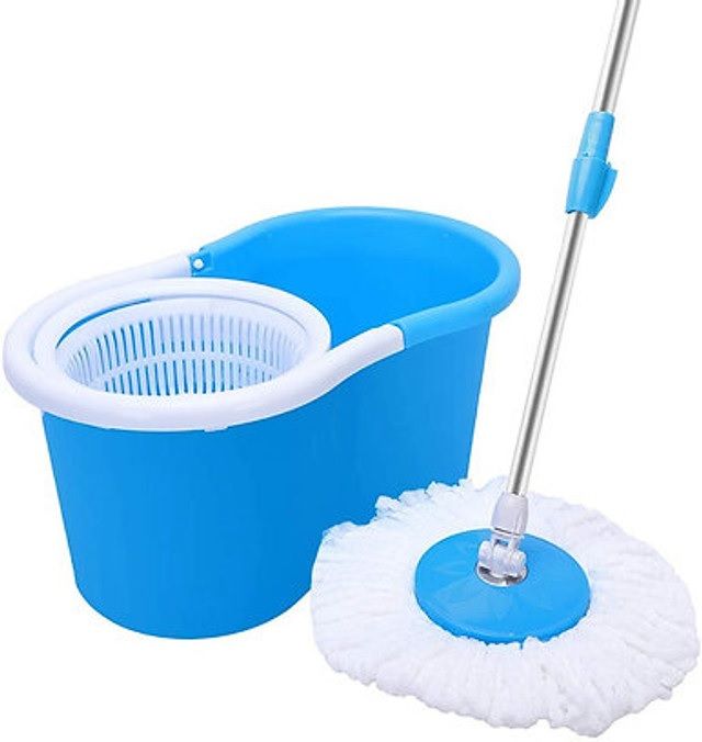 Blue Steel Spaghetti / String 360 Rotating Mop | Shop Today. Get it ...