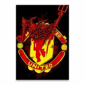 Manchester United Red Devil Poster - A1 | Shop Today. Get it Tomorrow ...