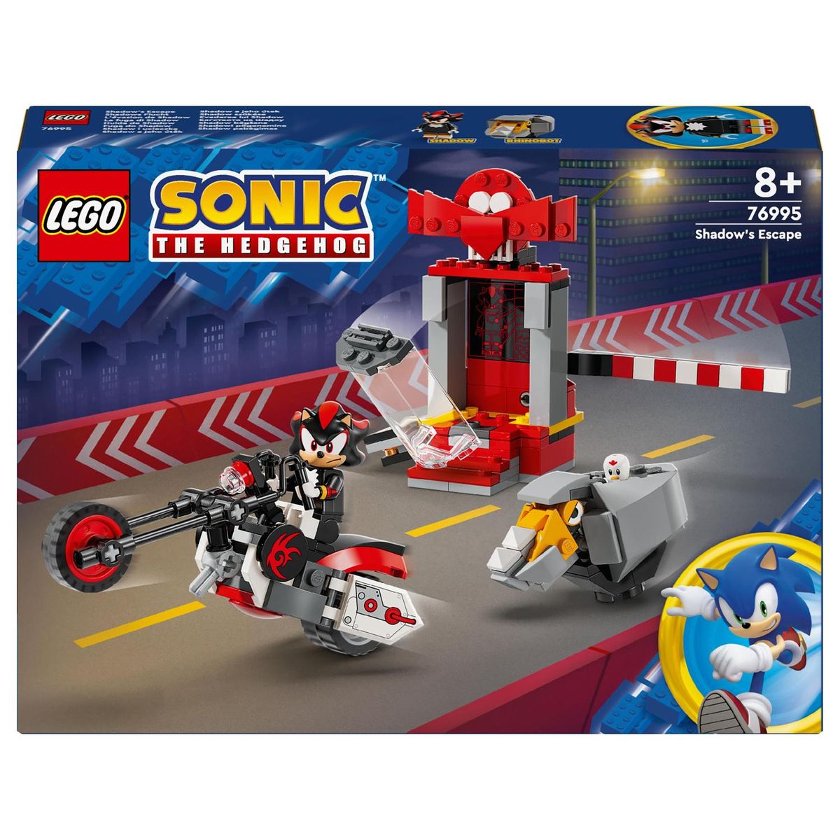 LEGO® Sonic the Hedgehog™ Shadow the Hedgehog Escape 76995 Building Toy ...