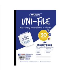 Marlin - Uni-File Display Book 30 pocket Sealed In Display Boxes x 4 ...
