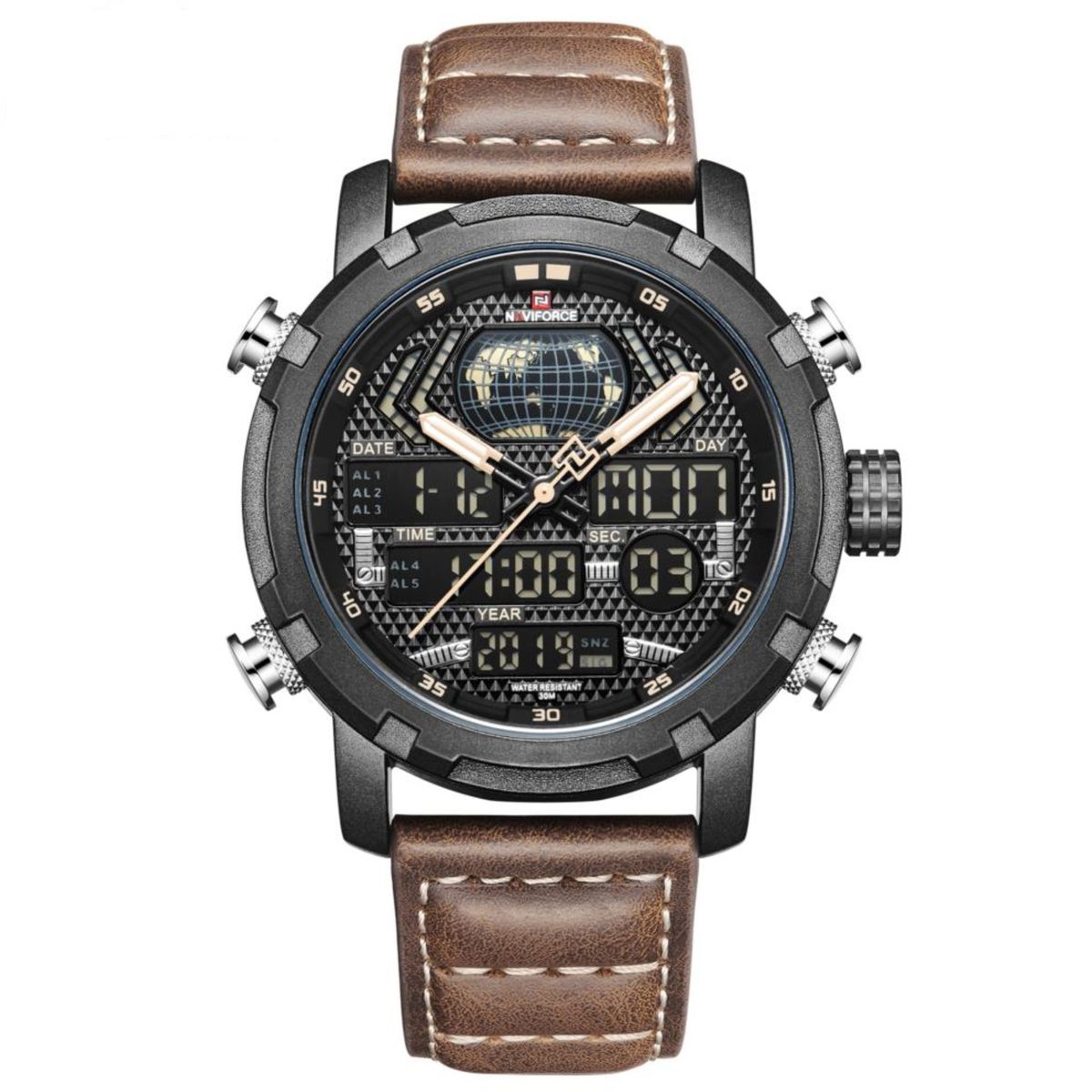 Naviforce Men's Atlas Watch Brown | Shop Today. Get it Tomorrow ...