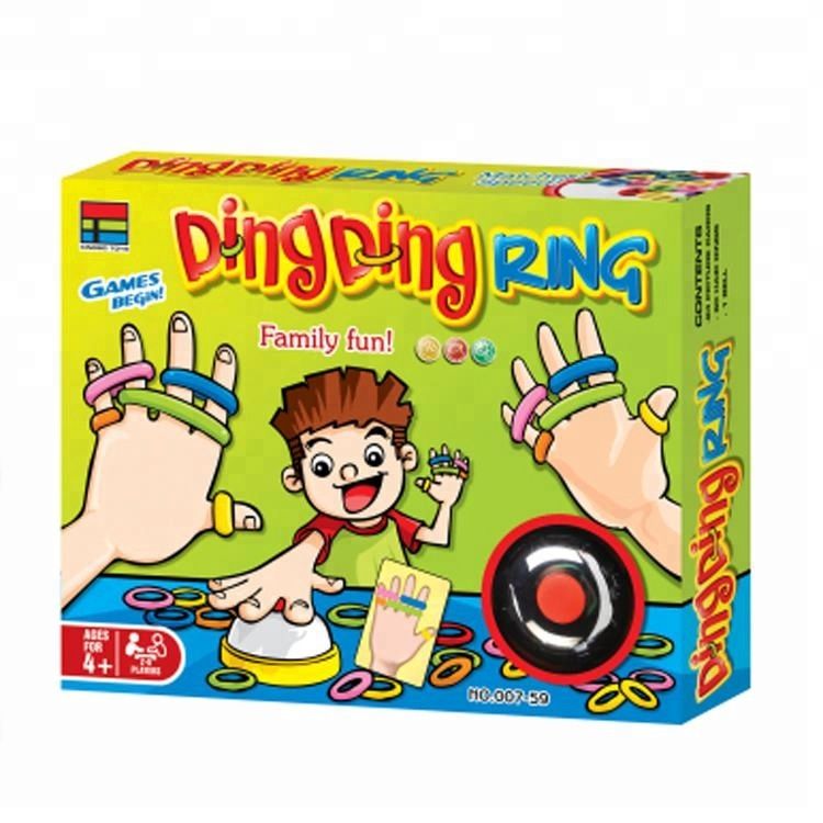 Ding Ring Family Game Fun Rubber Finger Ring Game Toy Shop Today Get