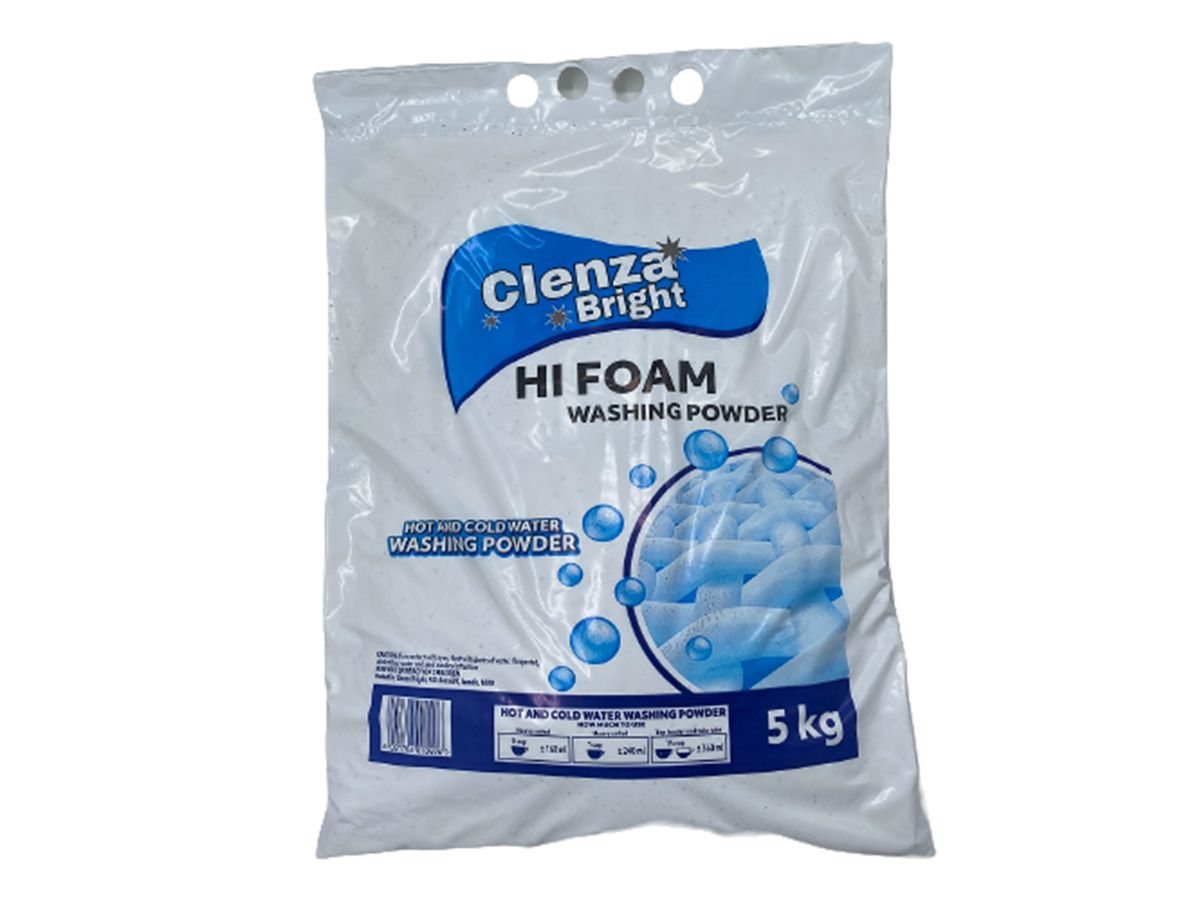 Clenza Bright HI-foam Washing Powder 5 kg | Shop Today. Get it Tomorrow ...