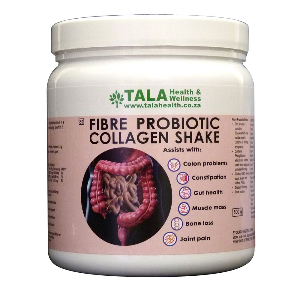 Mega range Tala Collagen Fibre Probiotic Shake 500g. 30 days plus ...