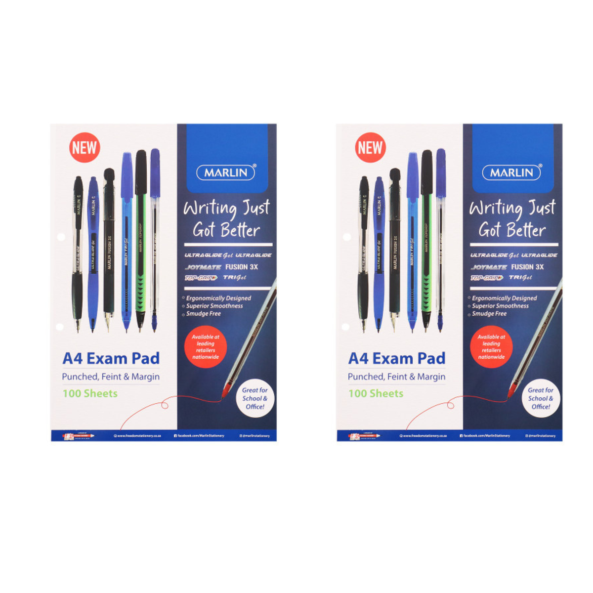 2 Marlin A4 Exam Pads (100 Pages each) | Shop Today. Get it Tomorrow ...