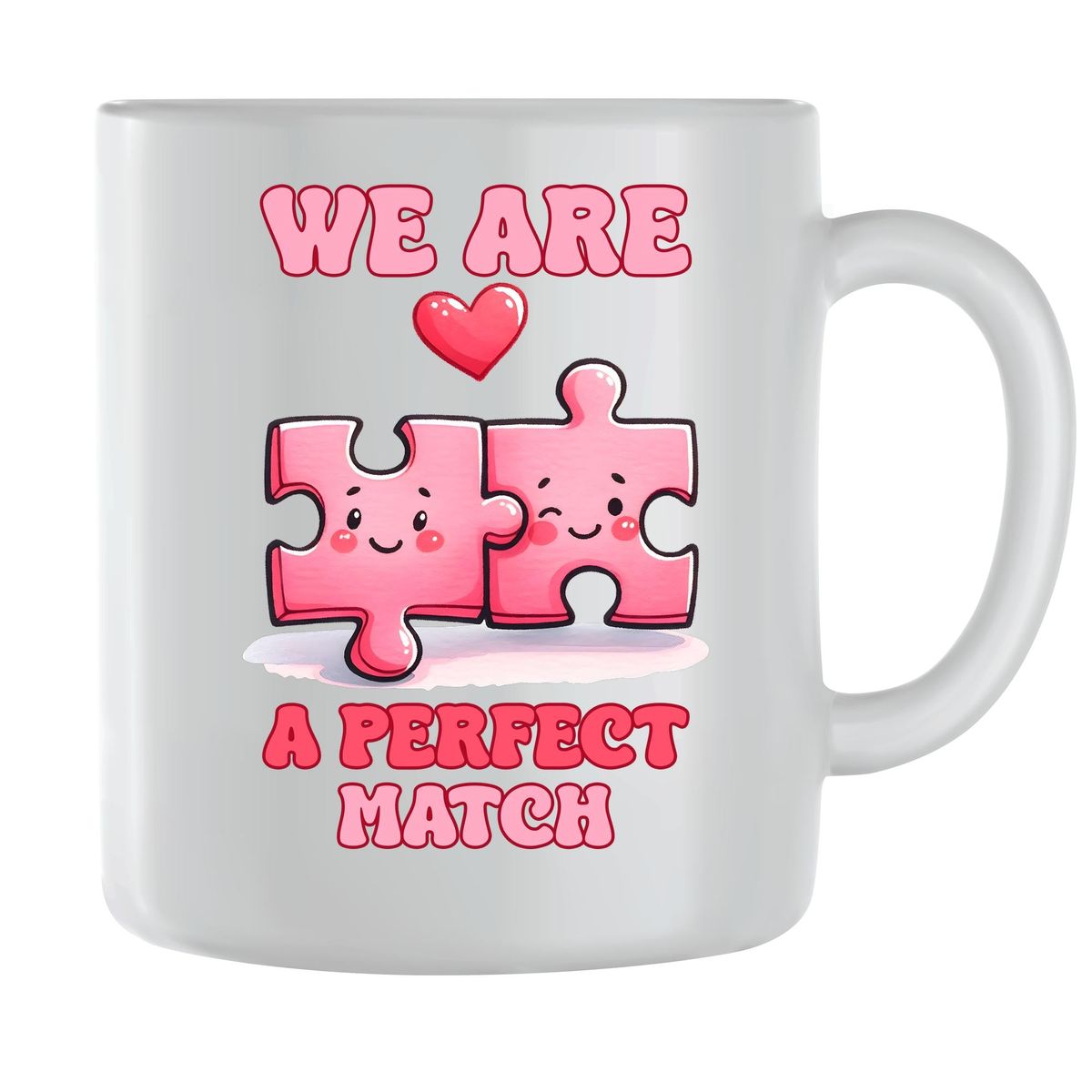 Puzzle Coffee Mugs for Men Women Matching Couples Graphic Cups Present ...