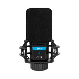 Hybrid C3 - Studio Condenser Microphone With Shock Mount & Windshield ...