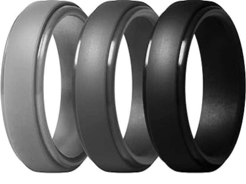 Ring Silicone Men - Step Edge Ring-Combo 9 - 3 Rings | Shop Today. Get ...