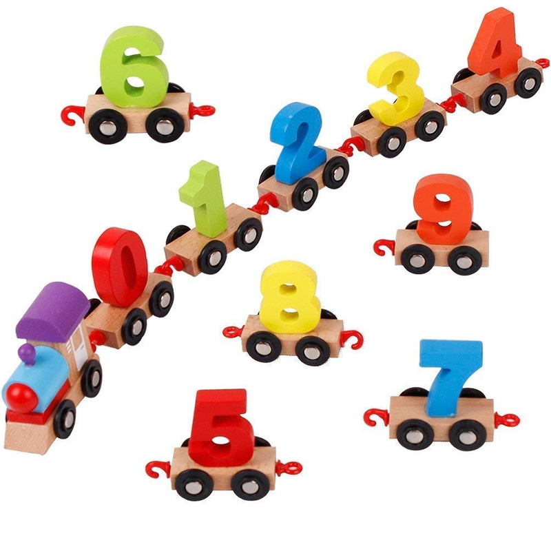 Wooden Educational Number Train Toy Set- F47-88-26 | Shop Today. Get it ...