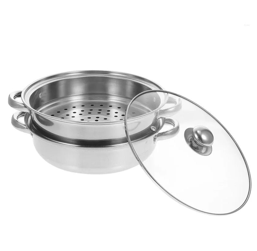 Steam Pot with Glass Lid - 28CM | Shop Today. Get it Tomorrow ...