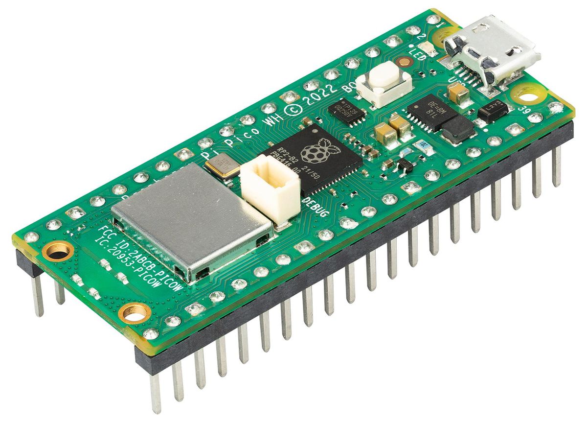 Raspberry Pi (RASPBERRY PI PICO WH) ARM Cortex-M0+Flash, Wifi, With ...