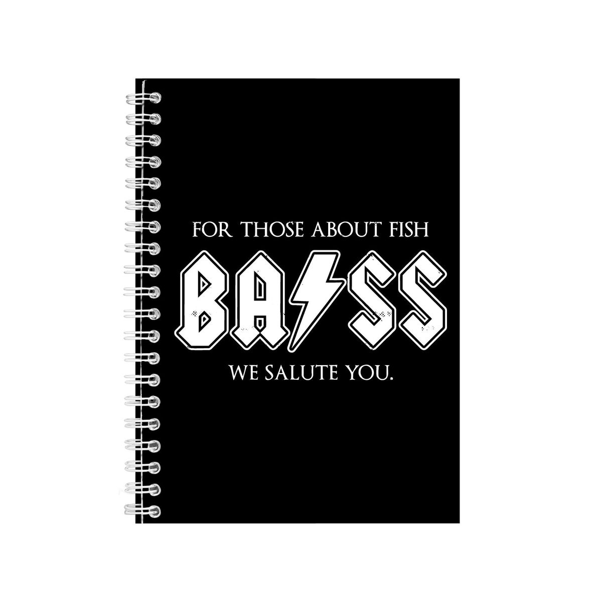 Bass Fishing Notebook Fisherman Gift Idea Writing Book Notepad Pad 37 ...