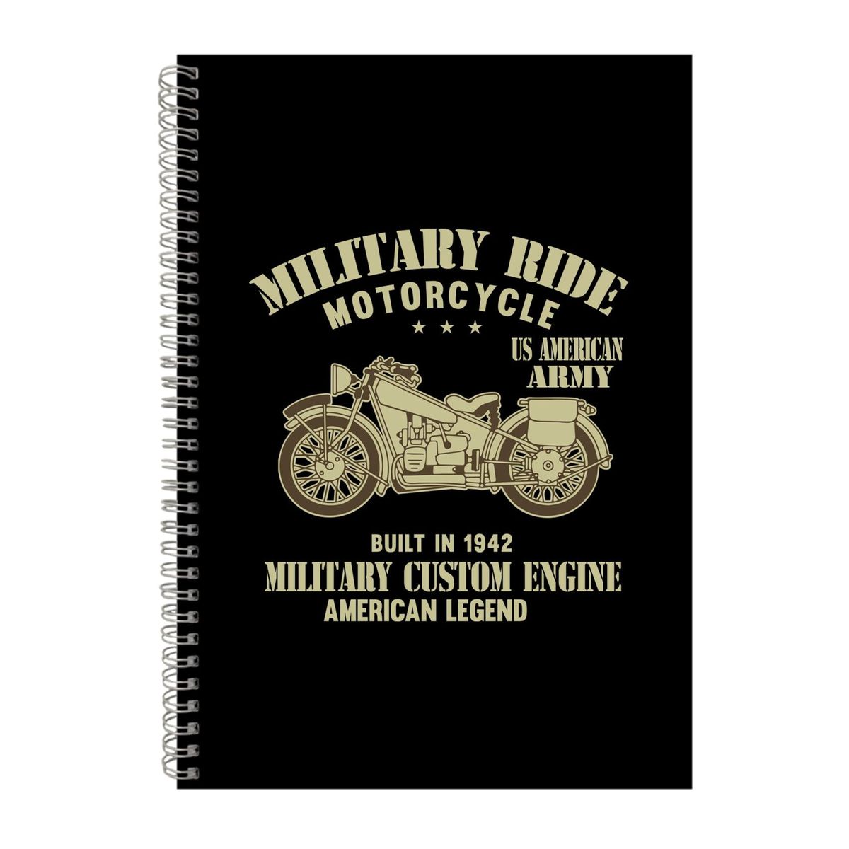 Military Ride Notebook Biker Gift Idea A4 Notepad 132 | Shop Today. Get ...