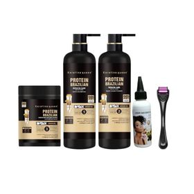Protein Brazilian Keratin Hair Shampoo, Conditioner & Mask, Serum ...