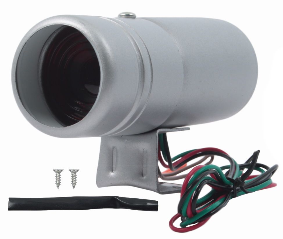 Dash Mount Shift Light - Red Light / Silver Case | Shop Today. Get it ...