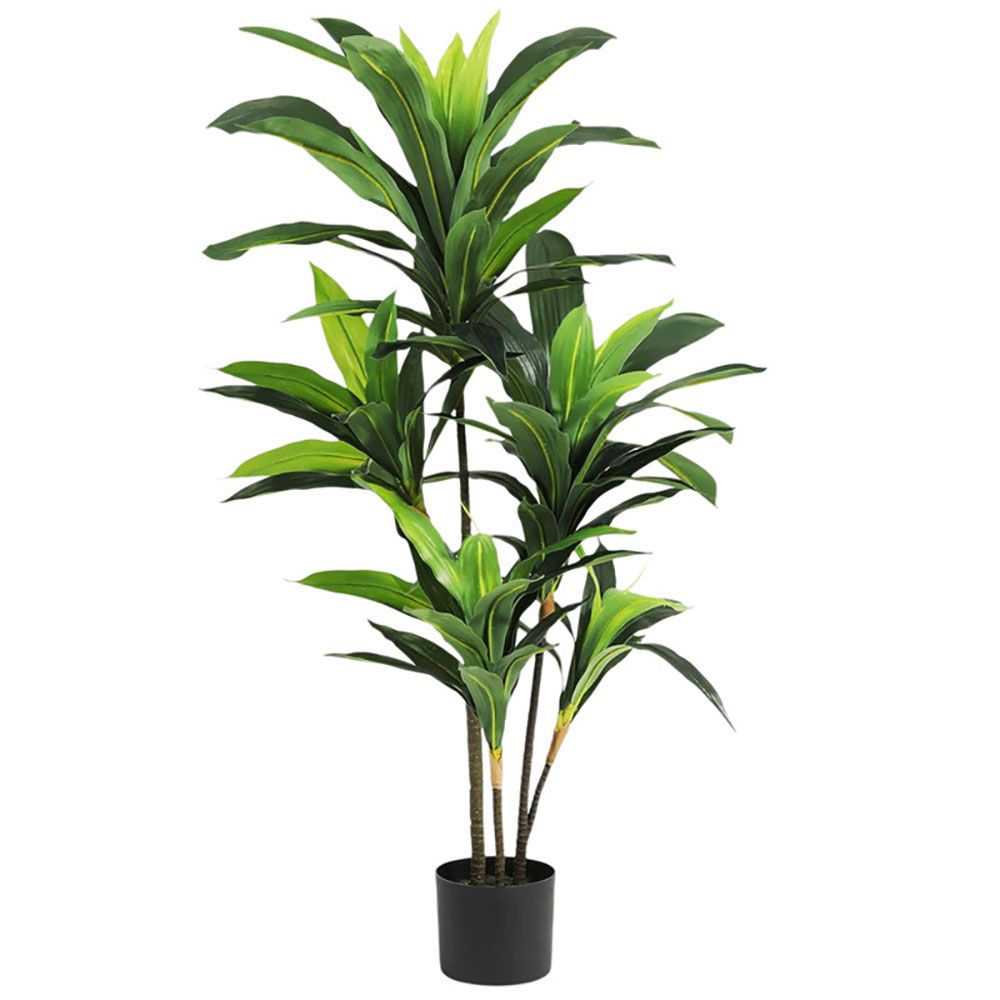 Artificial Plant Pots Imitation Brazilian Iron Tree Potted Decoration ...