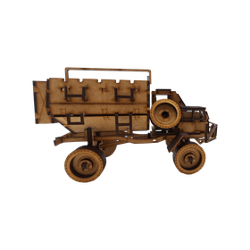 Buffel Military Vehicle 3D Puzzle Wooden 3D Model | Shop Today. Get it ...