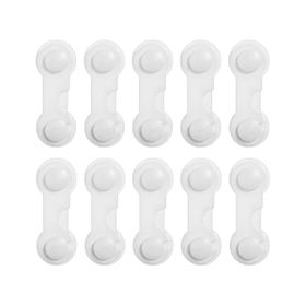 10 Pack - Baby Safety Locks With Anti-Pinch & Anti-Fall Protection ...