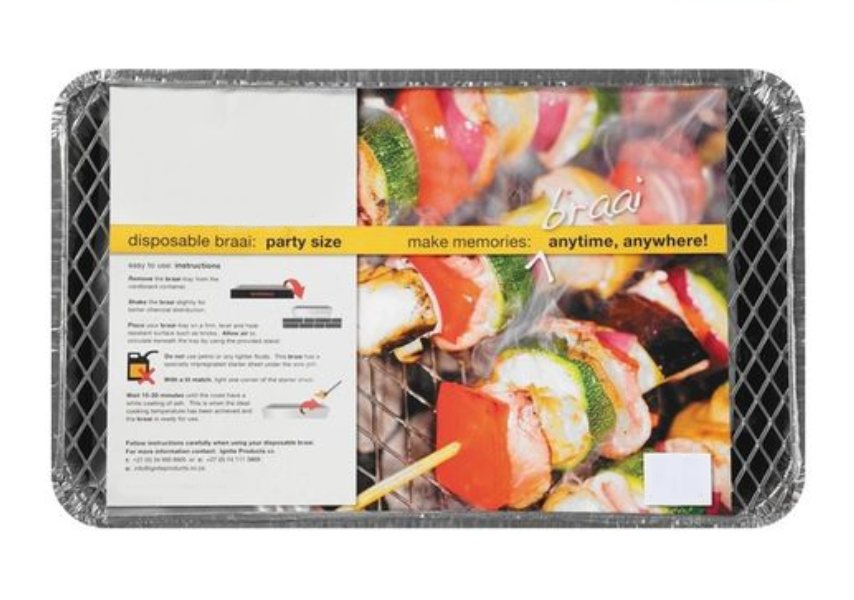 Disposable Instant Braai - 49cm | Shop Today. Get it Tomorrow ...