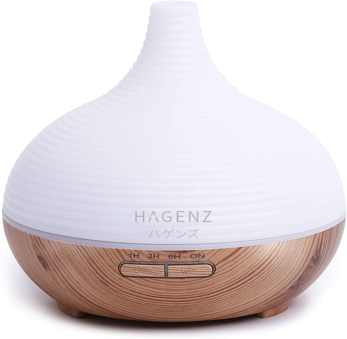 Hagenz Ultrasonic Aroma Diffuser 5-in-1 Humidifier Air Purifier 400ml ...