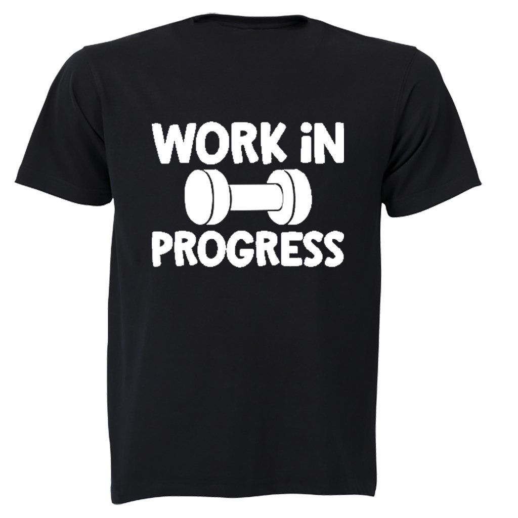Work In Progress - Gym - Mens - T-Shirt | Shop Today. Get it Tomorrow ...