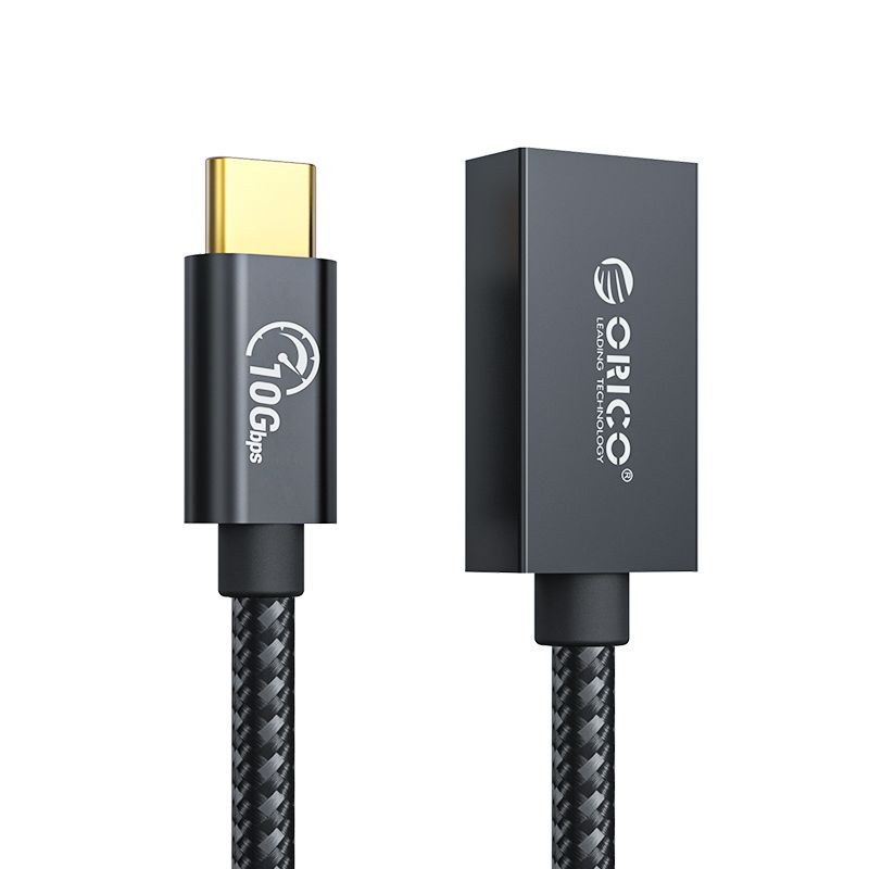 Orico Type-C Male to USB3.1 Female Braided Data Cable 30cm | Buy Online ...