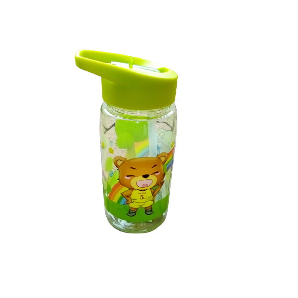 Teddy bear water bottle with a straw - Green | Shop Today. Get it ...