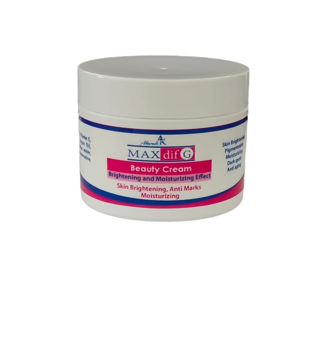 Alkaram Max Dif G Brightening | Moisturizing | Beauty Face Cream - 125g ...