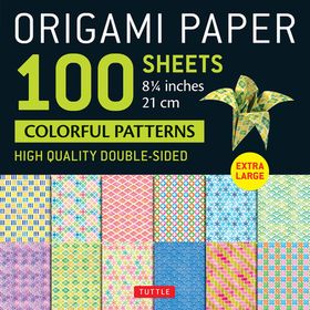 Origami Paper 100 Sheets Colorful Patterns 8 1/4 (21 CM): Extra Large ...