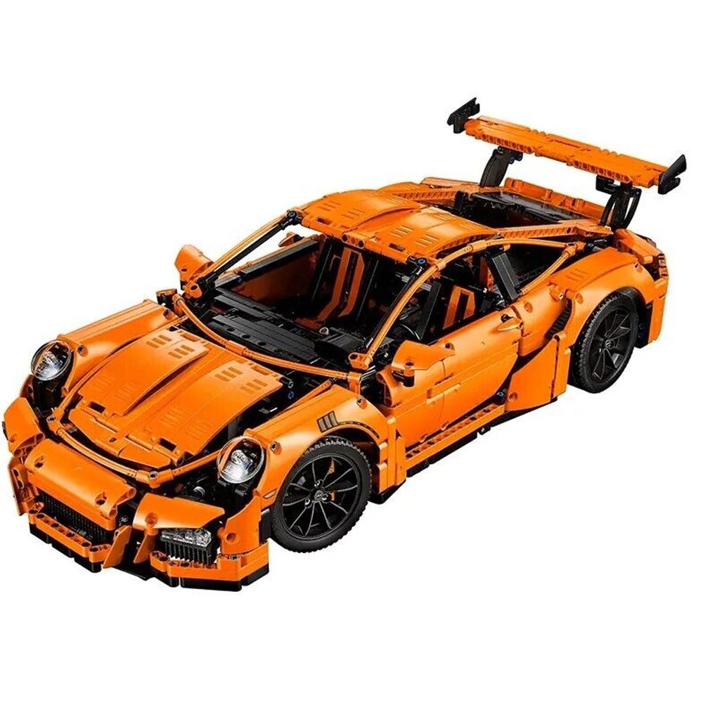 Porsche 911 GT3 RS Orange Building Blocks - 2700 Pieces -Not a Lego ...
