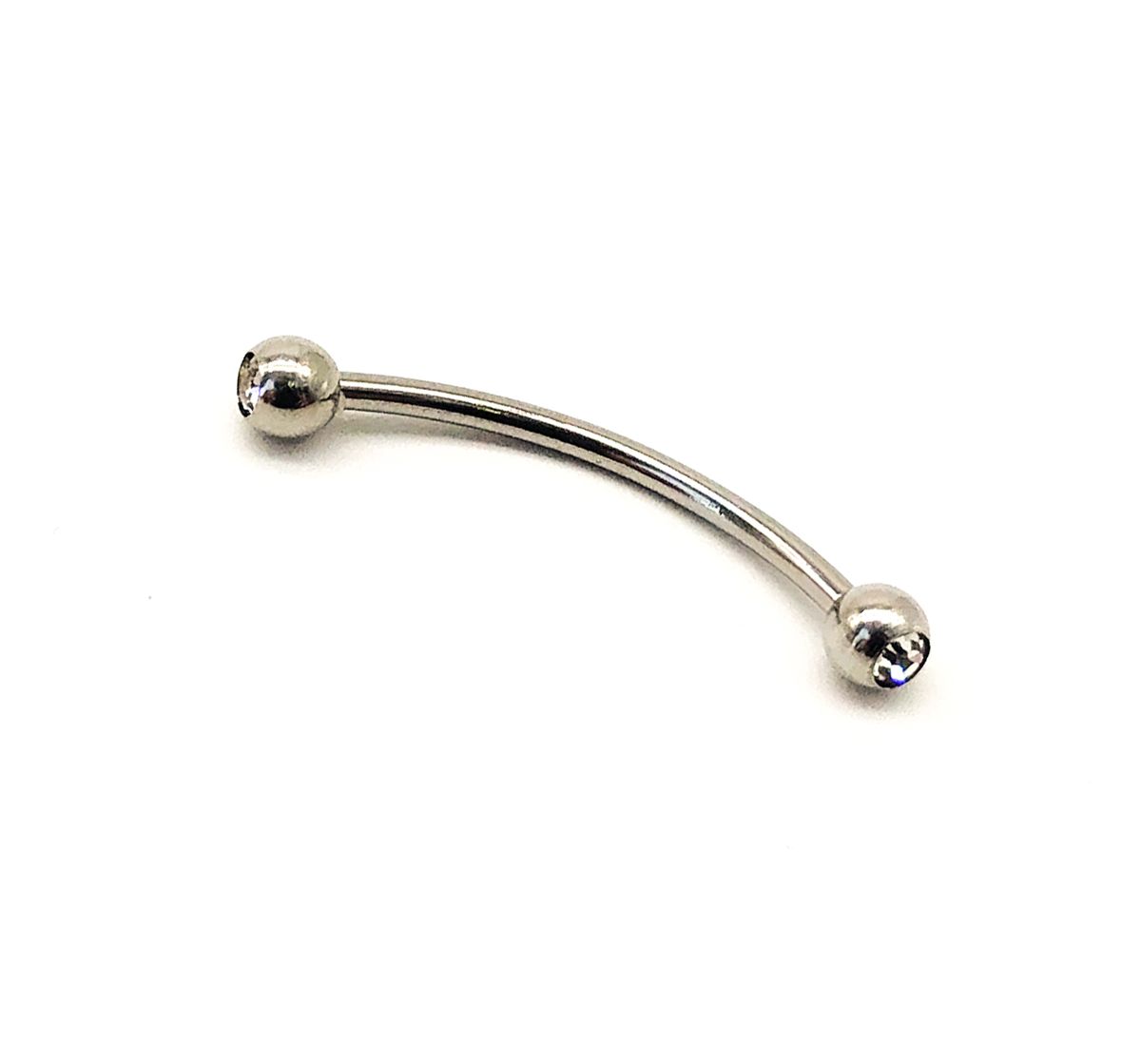 Fabulae Jewelled Steel Snake Eye Piercing Bar, Clinx | Shop Today. Get ...