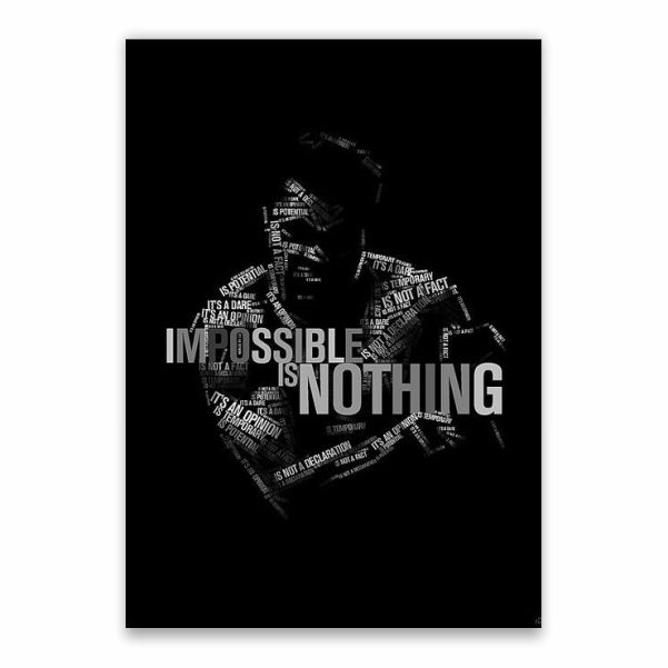 Ali Impossibe Is Nothing Poster - A1 | Shop Today. Get it Tomorrow ...