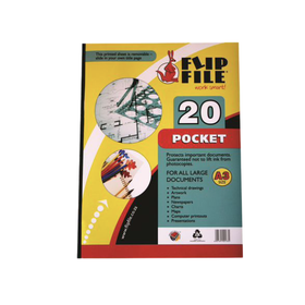 Flip File- Display Book A3 20 Pocket x 4 | Shop Today. Get it Tomorrow ...