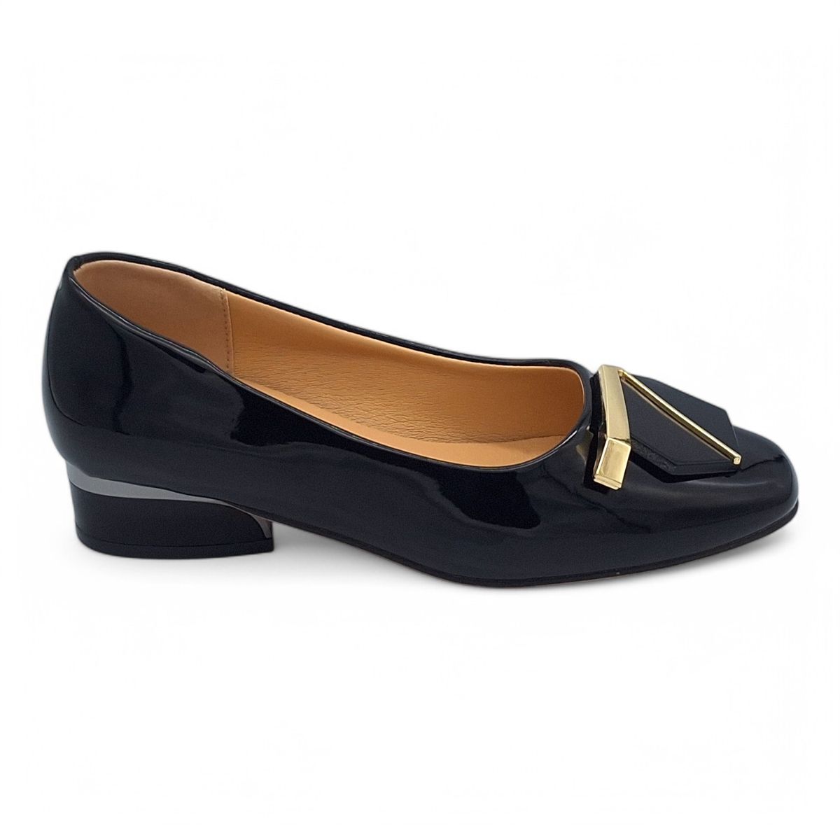 TTP Women Patent Low Heel Courts with Decor HTG-02 | Shop Today. Get it ...