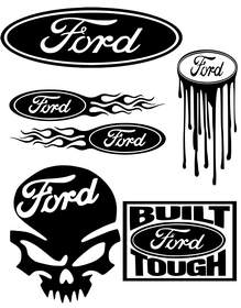 Decorative Sticker Mix Set -Ford | Shop Today. Get it Tomorrow ...