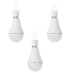 3PACK 9W Rechargeable Light Bulbs with hook LED BULB+Battery | Shop ...