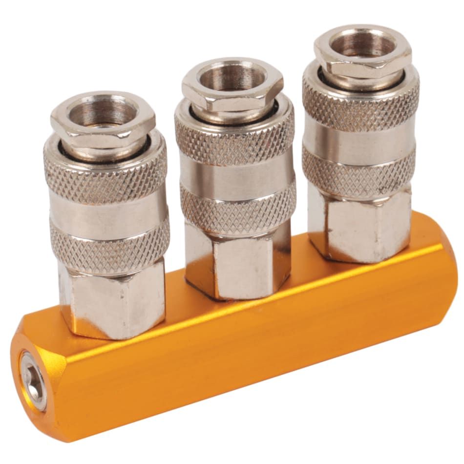 Hoteche 3-Way European Style Quick Coupler - 1/4 Inch | Shop Today. Get ...