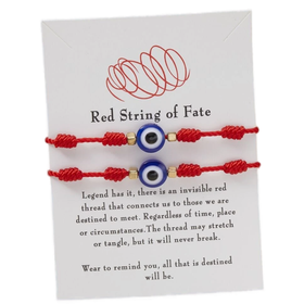 Red String Evil Eye Adjustable Unisex Bracelet | Shop Today. Get it ...