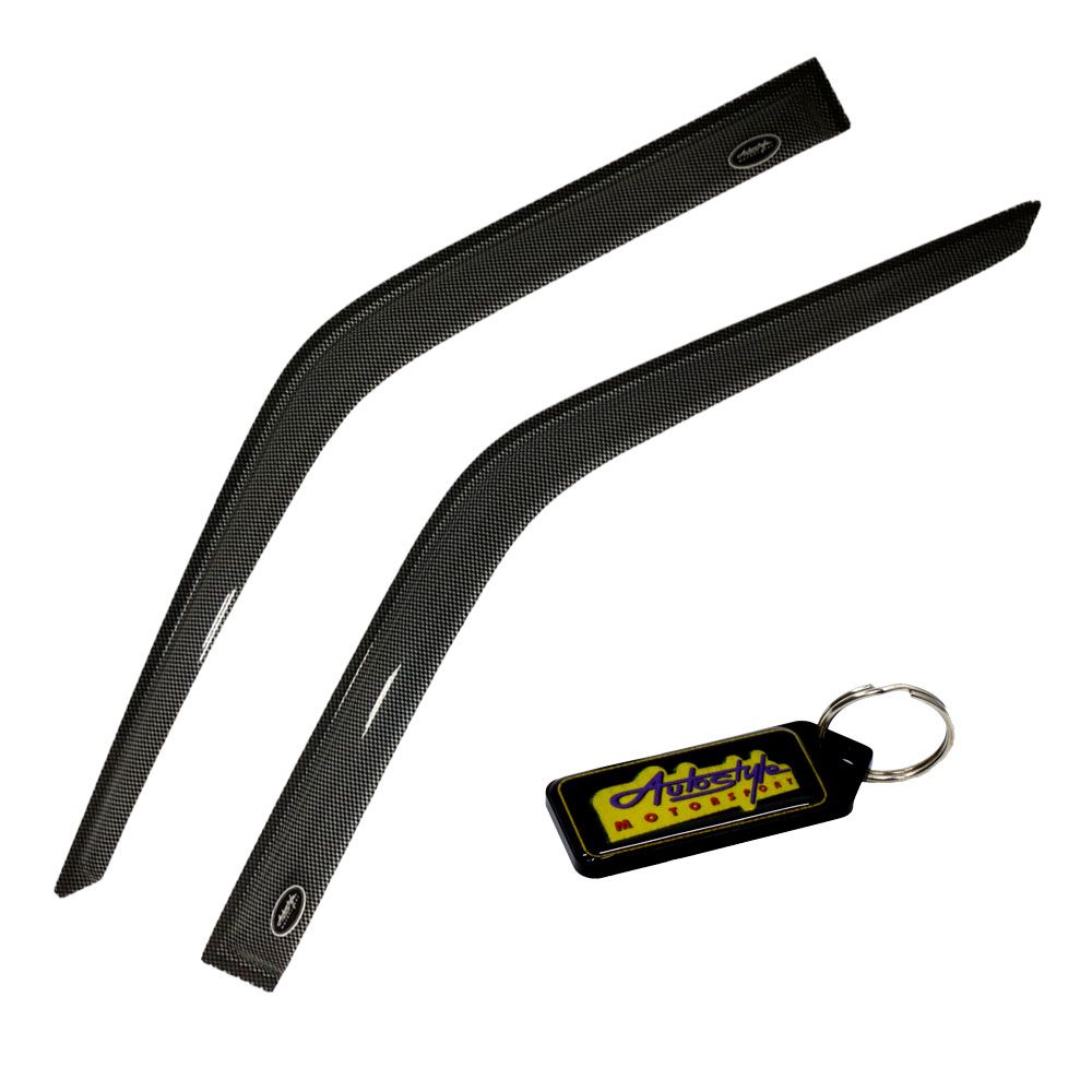 Windshield Guard For Ford Courier - Carbon Fibre Look & Gel Key Holder ...