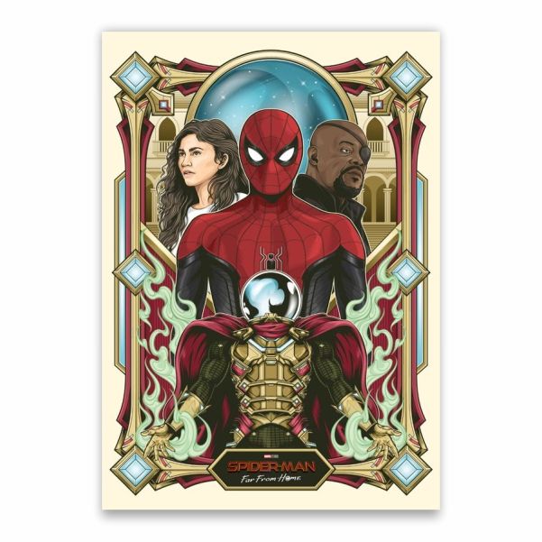 Far From Home Cartoon Poster - A1 | Shop Today. Get it Tomorrow ...