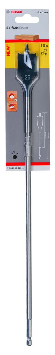 Bosch - Self Cut Speed Spade Bit, Hexagon 26 x 400 mm | Shop Today. Get ...