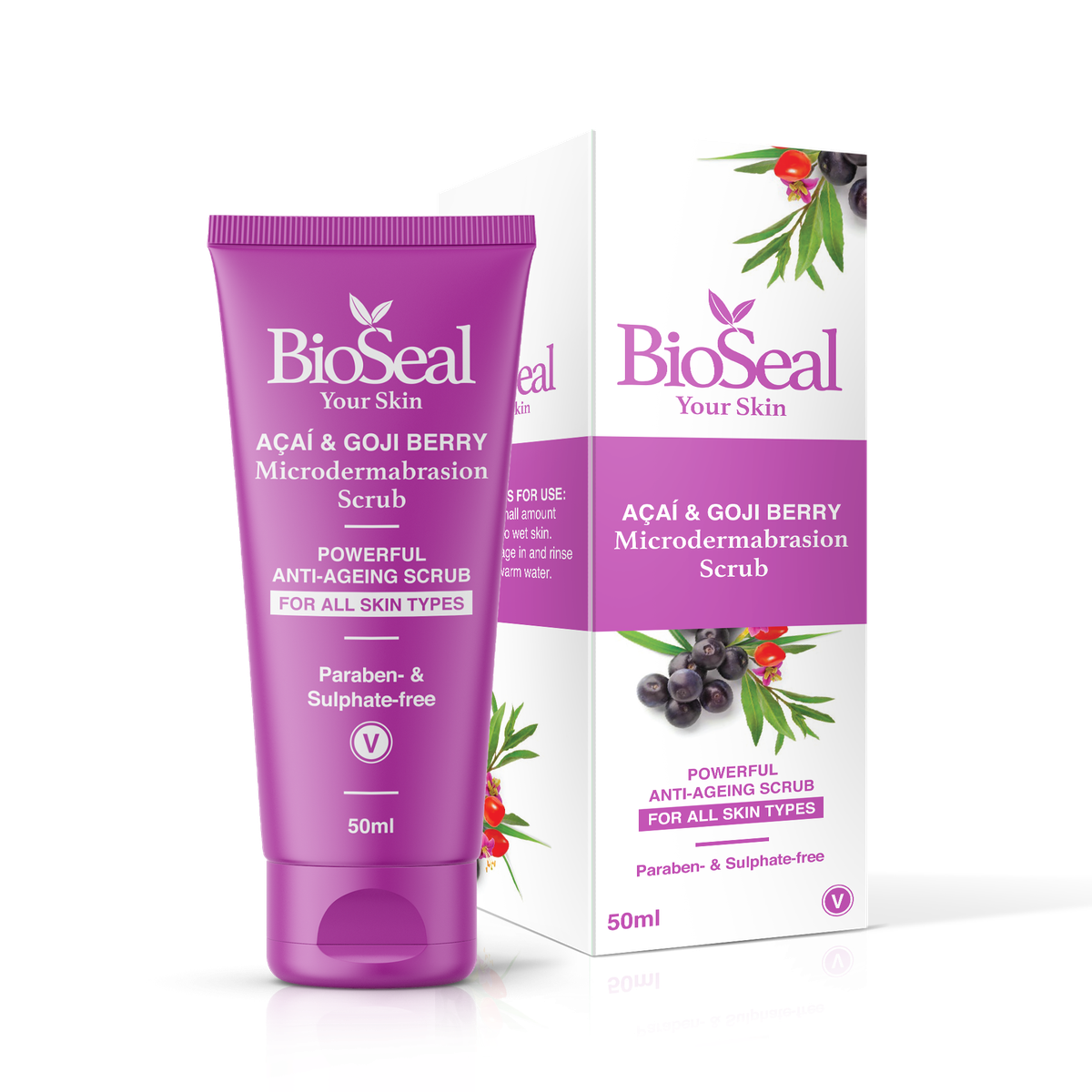 BioSeal Acai & Goji Berry Microdermabrasion Scrub - 50ml | Shop Today ...
