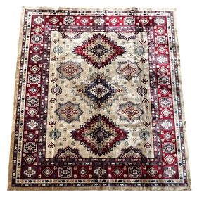 ROYAL RUGS - Mustard,Red Soft Luxurious Turkish Area Rug - 400 x 300 cm ...