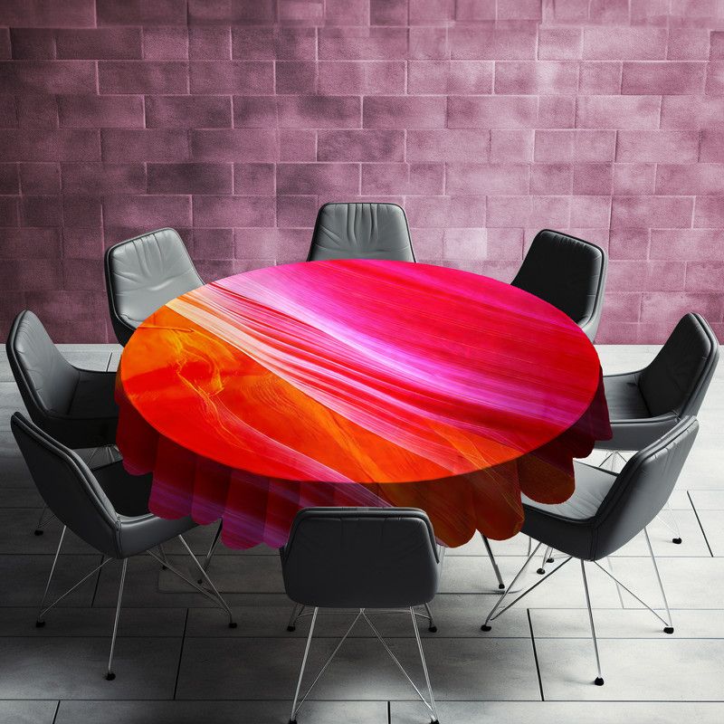 Abstract Fire Glow Round Tablecloth | Shop Today. Get it Tomorrow ...