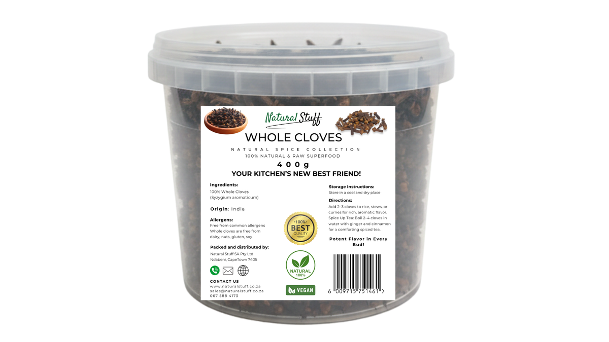 Natural Stuff Whole Cloves - Warm Aroma, Natural Wellness, Pure Spice ...
